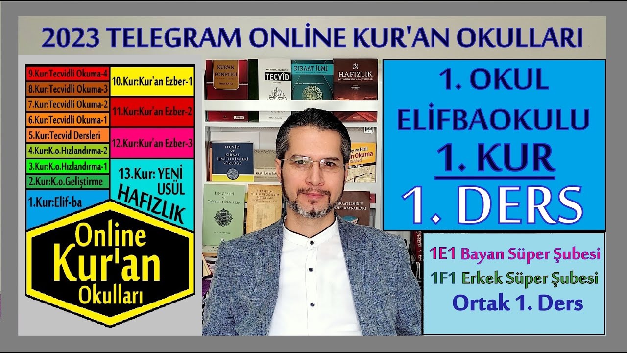 Elifba OKULU 1.KUR 1.DERS - YouTube