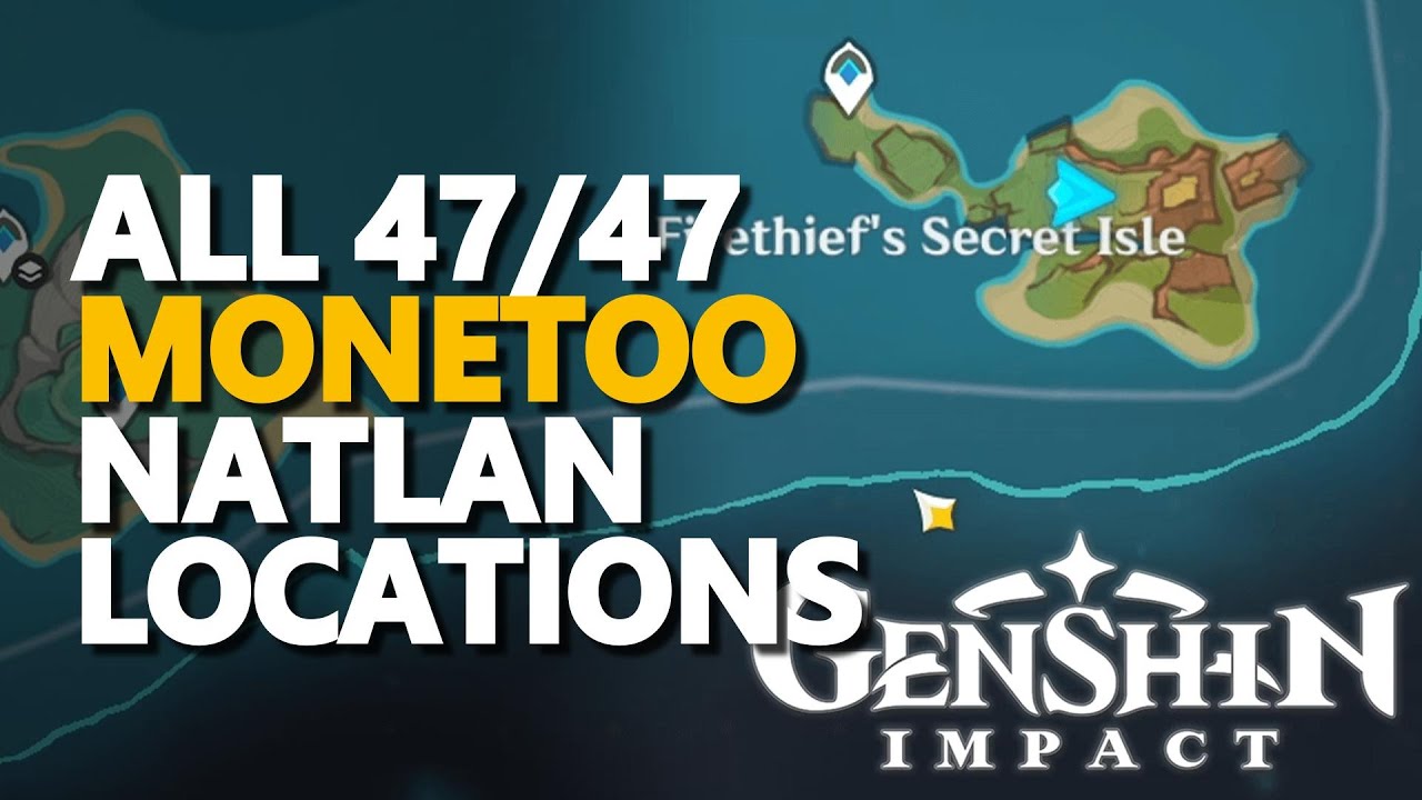 All Monetoo Natlan Locations Genshin Impact - YouTube