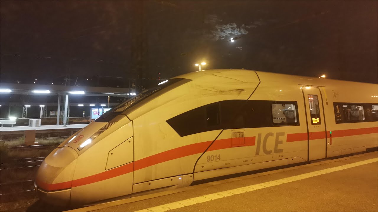 Berlin-München-Nacht ICE 4 in Stuttgart Hbf: ICE698 Berlin ...