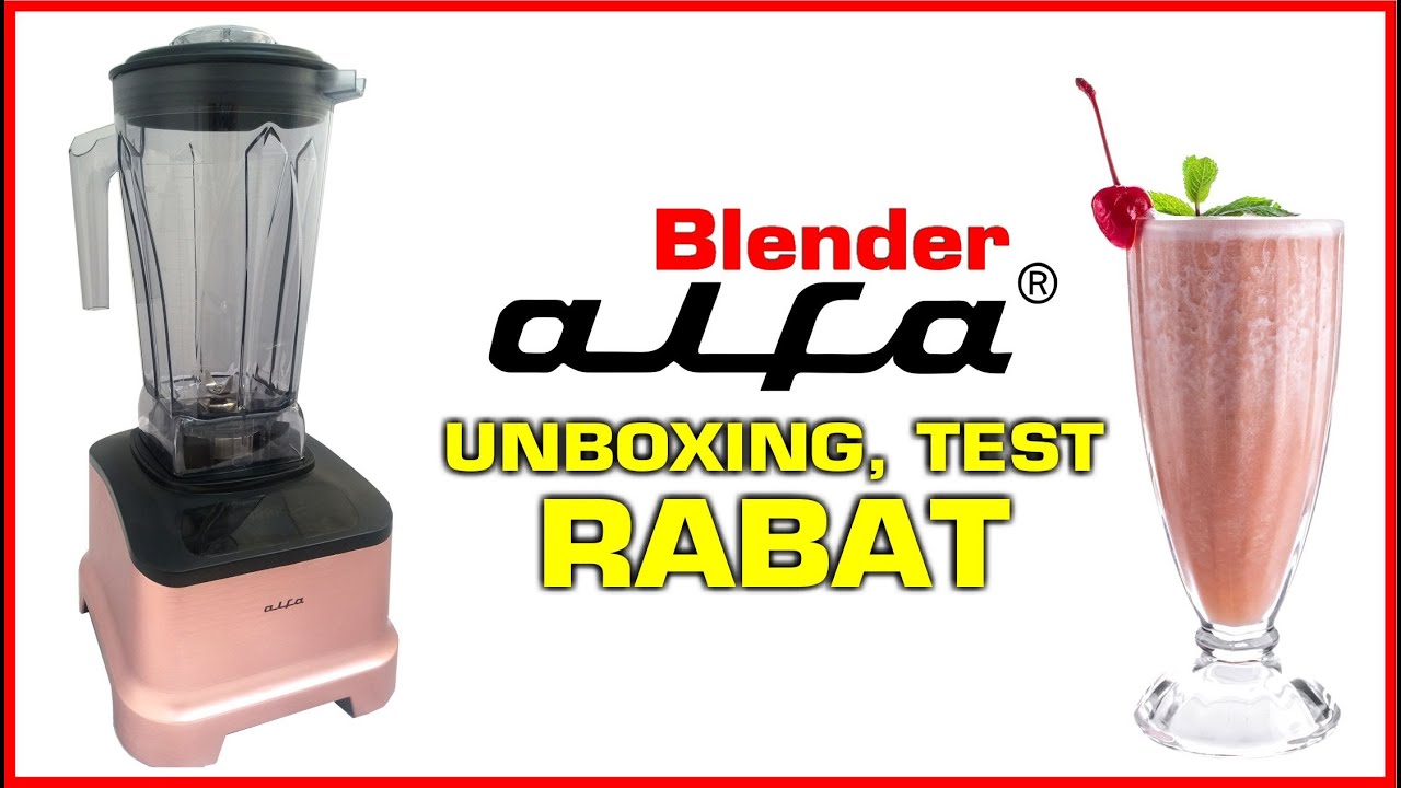 BLENDER ALFA z podwójnym dzbanem - unboxing, test, RABAT - YouTube