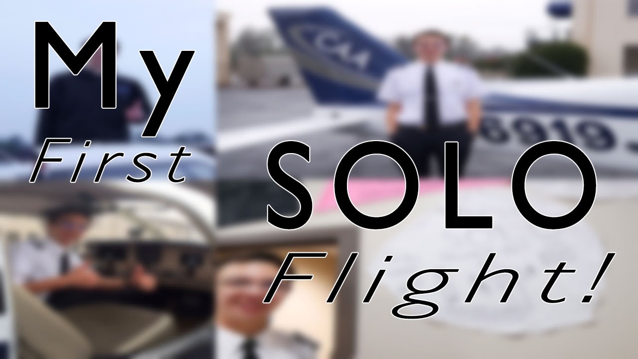 My First Solo Flight! - YouTube