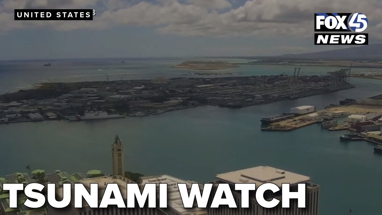 WATCH: Tsunami alerts issued for the West Coast - YouTube