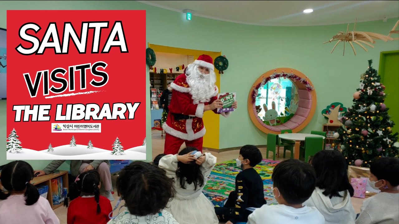 Santa visits the library 2023: Storytelling special with Santa Brian ...