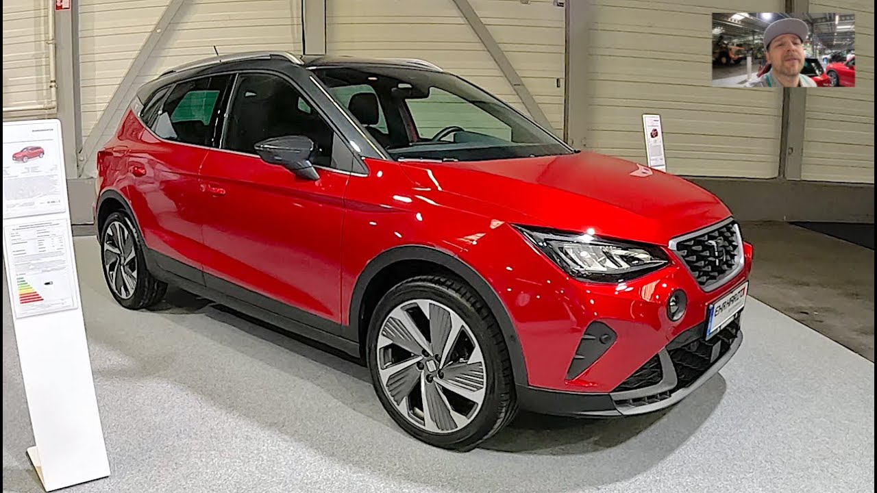 Seat Arona FR line new model City Crossover Compact SUV desire red ...