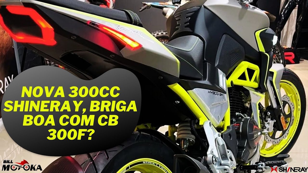 Veja nova 300cc da SHINERAY, briga boa com CB 300F Twister no Brasil ...