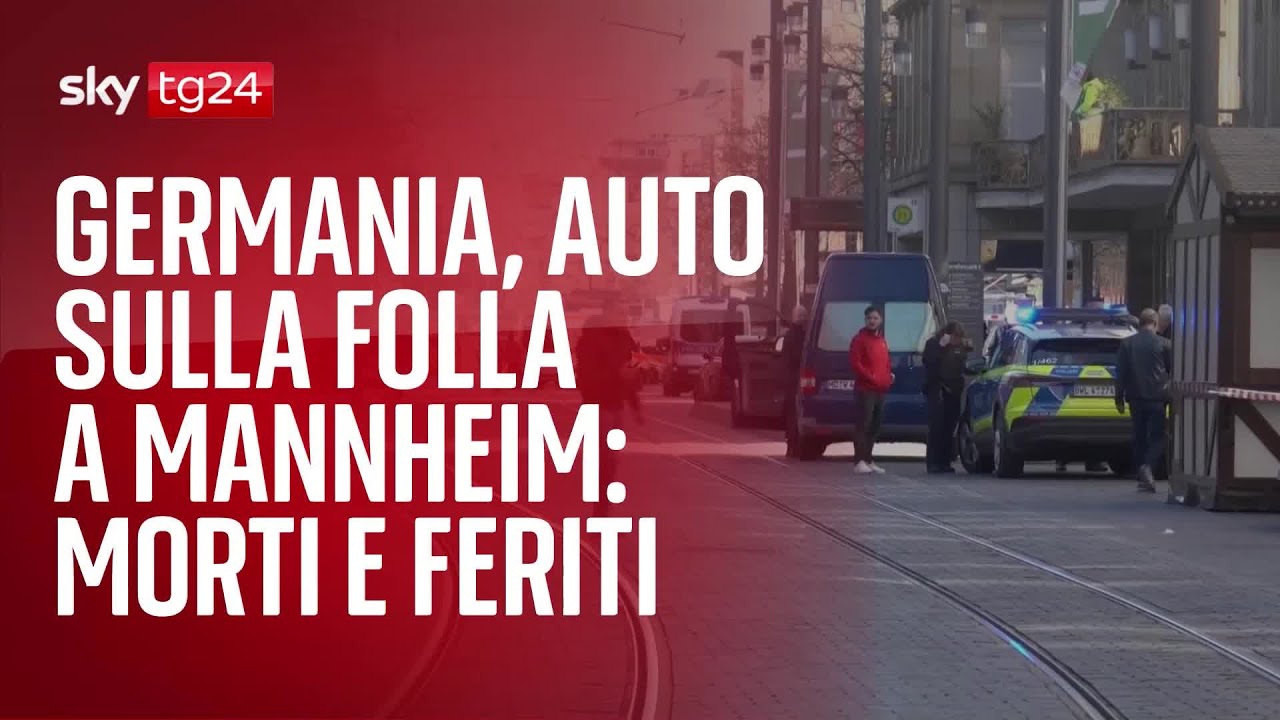 Germania, auto sulla folla a Mannheim: morti e feriti - YouTube