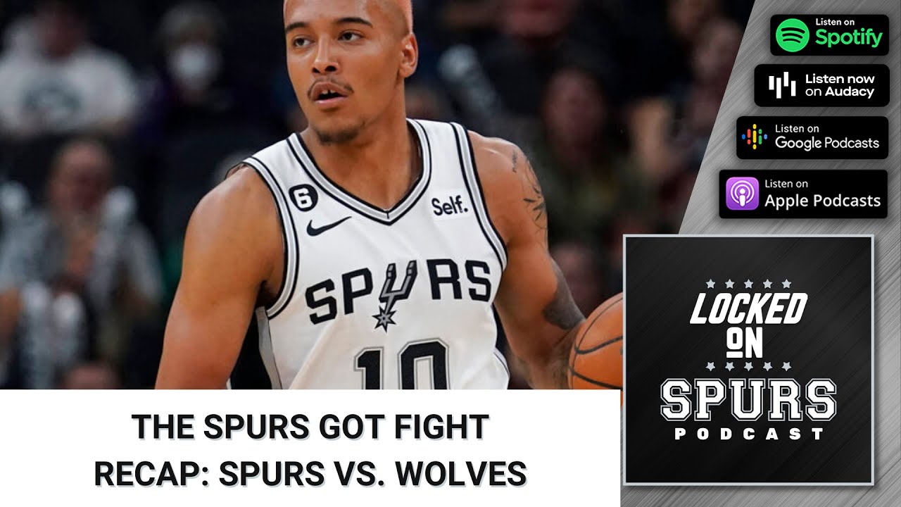 The San Antonio Spurs got fight! Recapping Spurs loss to Wolves - YouTube