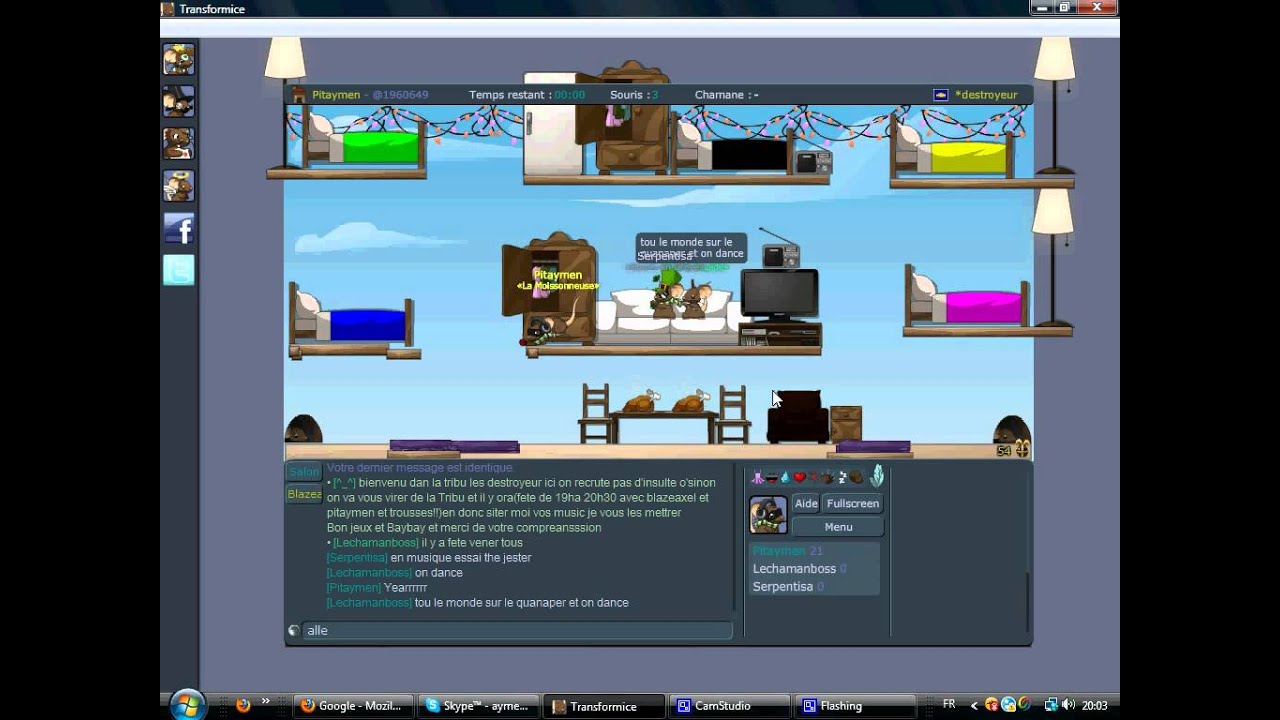 Dance Party sur transformice - YouTube