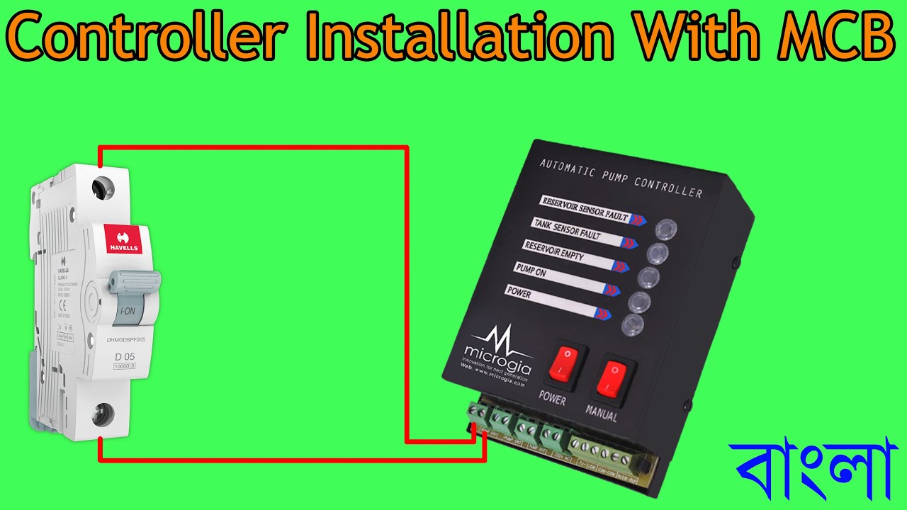 Automatic Pump Controller Connection With MCB (Ultra-X), in বাংলা - YouTube