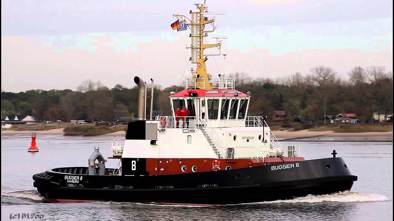 BUGSIER 8 - Weser höhe Brake Unterweser - YouTube