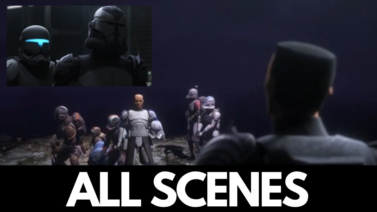 Commander Wolffe all scenes (Bad Batch) - YouTube