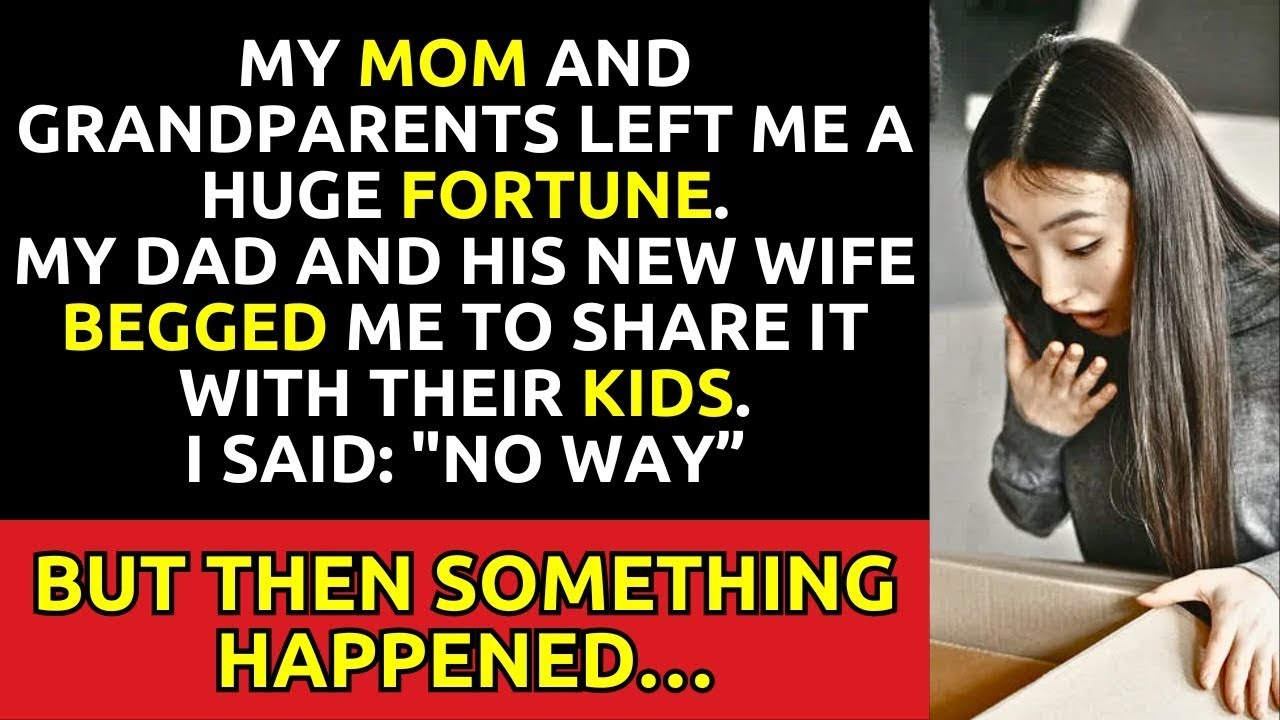 My Mom Left Me a Huge Fortune. My Dad and His New Wife Begged Me to ...