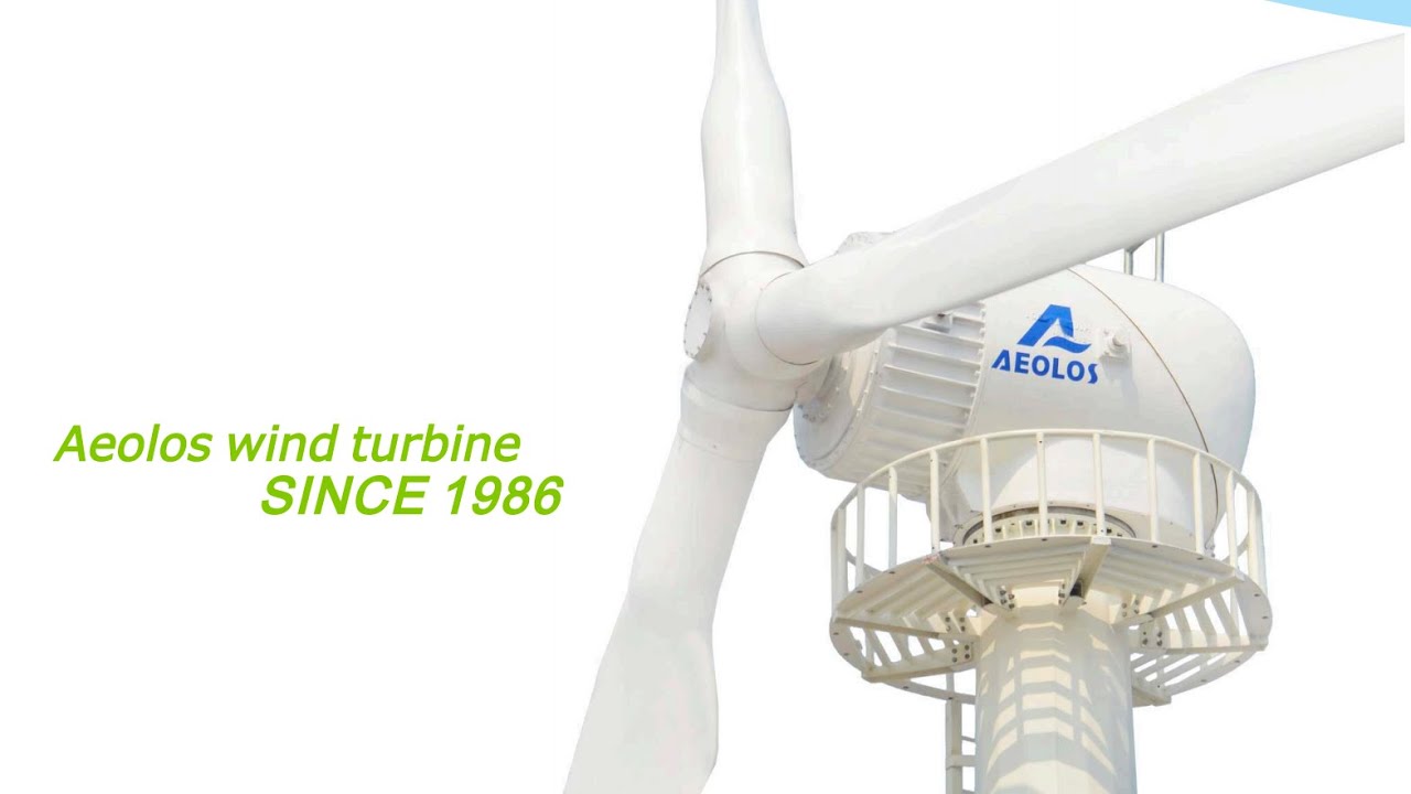 Aeolos 100kW Wind Turbine - YouTube