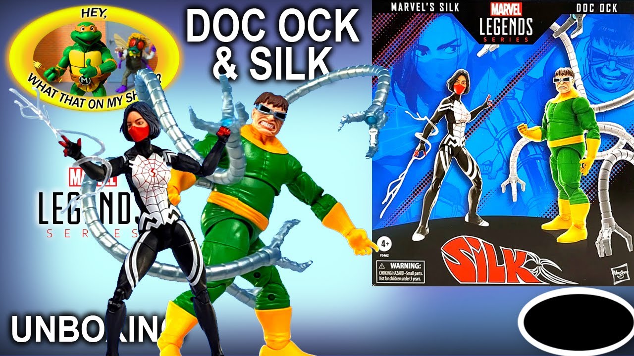 Unboxing Marvel Legends Dock Ock And Silk - March 24th 2023 - Hasbro ...