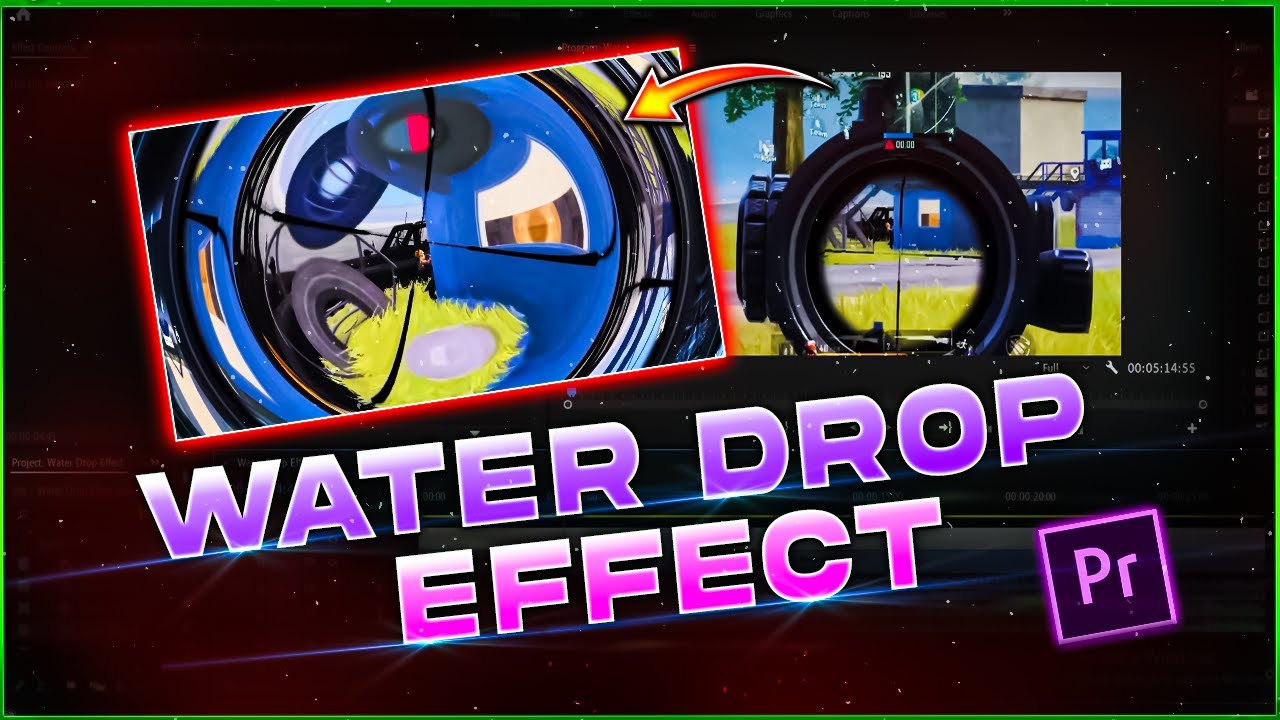 How To Add "Water Drop Effect" In PUBG/BGMI Montage | Premiere Pro ...