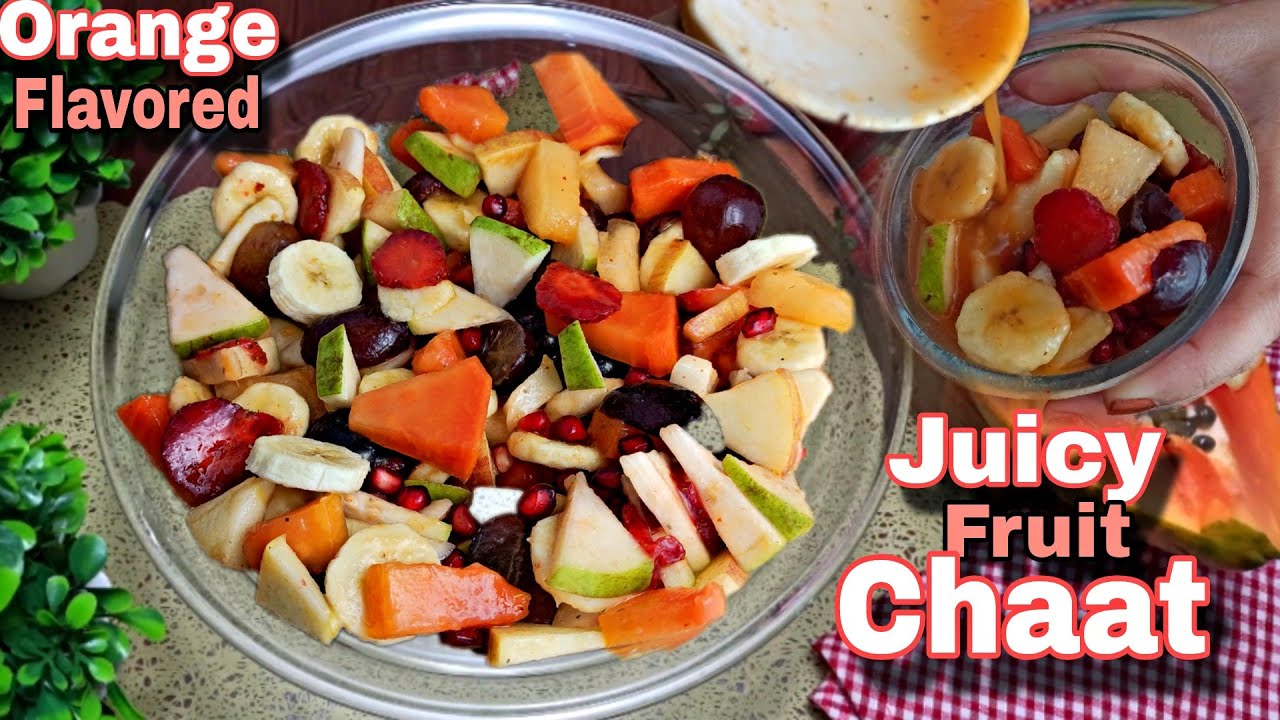 Juicy Fruit chat Recipe for iftar | Tasty and Healthy Fruit chat ...