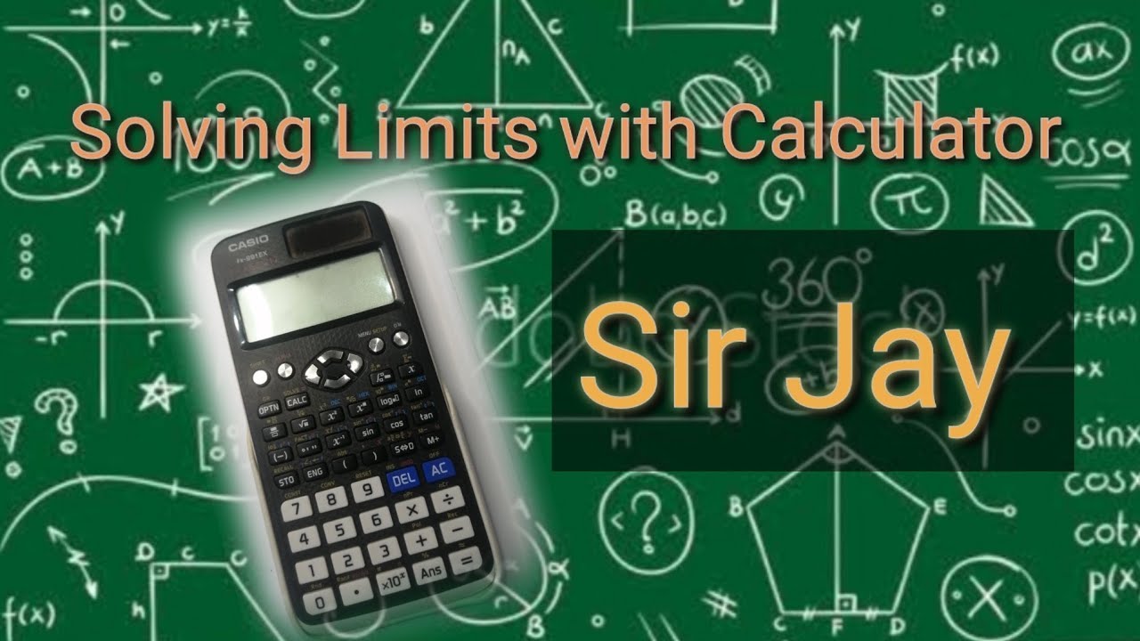 Basic Calculus "Solving Limits with Calculator " | Team Horte - YouTube