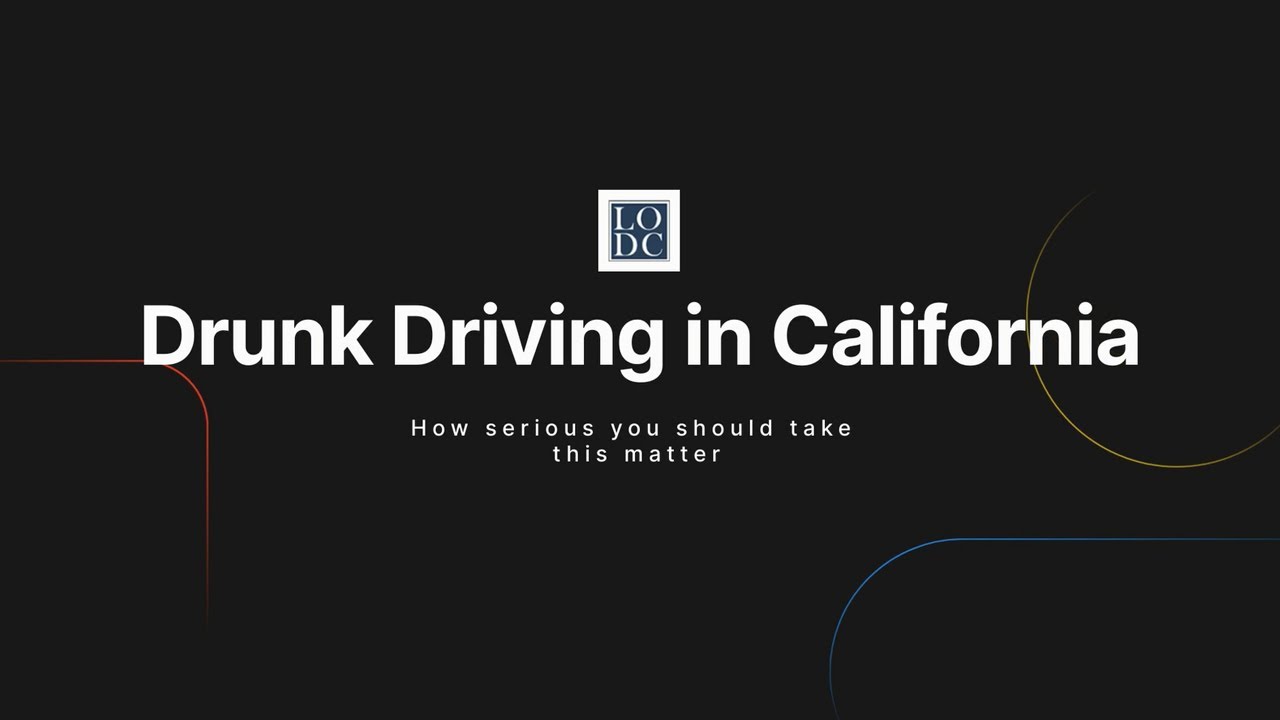 Drunk Driving In California DUI DWI Defense Lawyers in Los Angeles ...