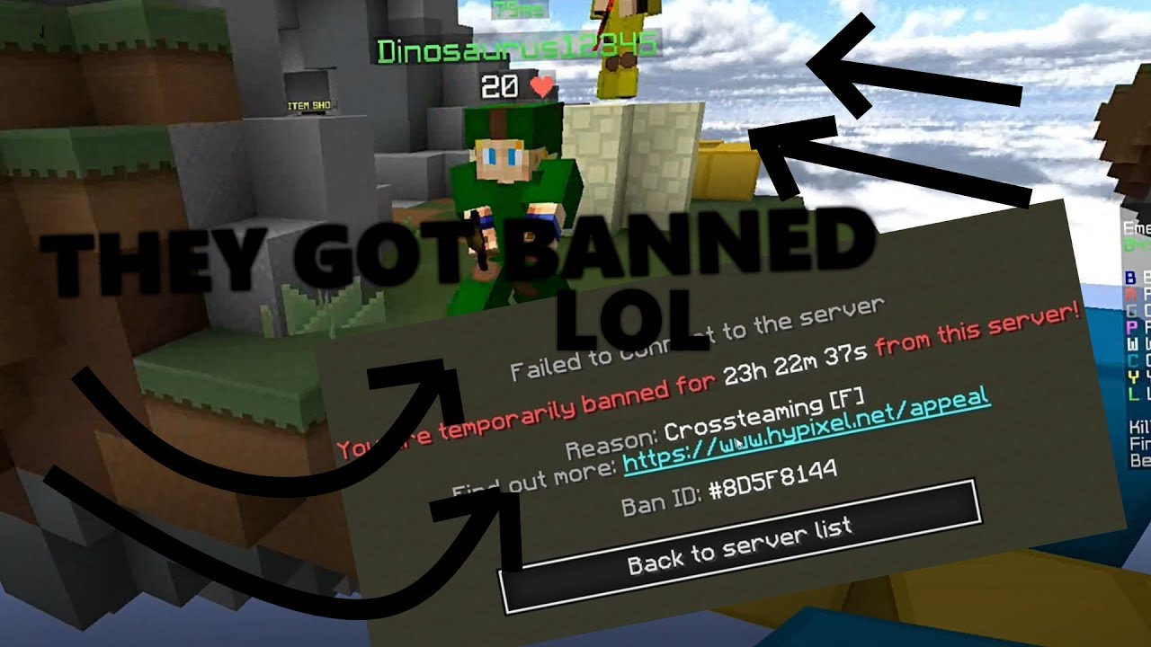 TEAMERS GET BANNED??! || Minecraft BlocksMC Bedwars - YouTube