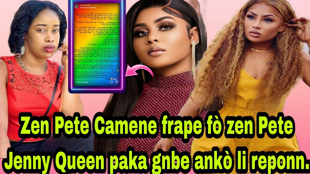 Camene fini ak ...., Jenny Queen dedouble li reponn Supote JS ak ...
