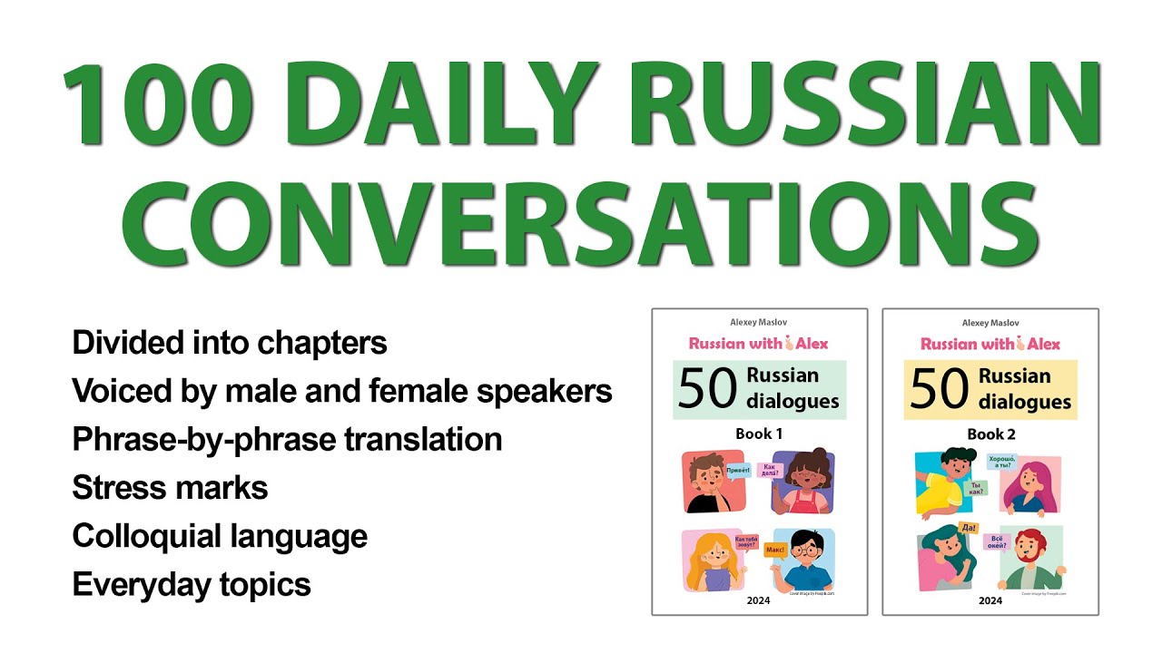 Learn Russian: 100 Daily Russian Conversations - YouTube