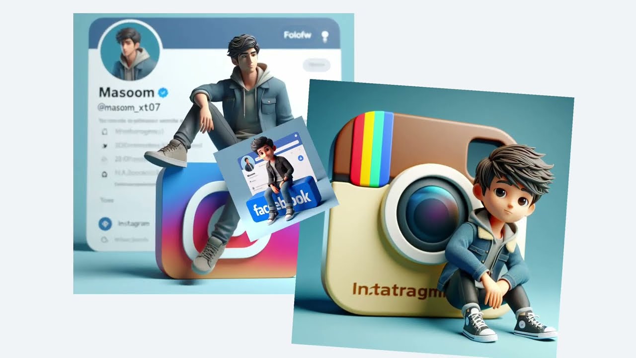 How To Create 3D Ai Social Media Image On Instagram | 3d imege create ...