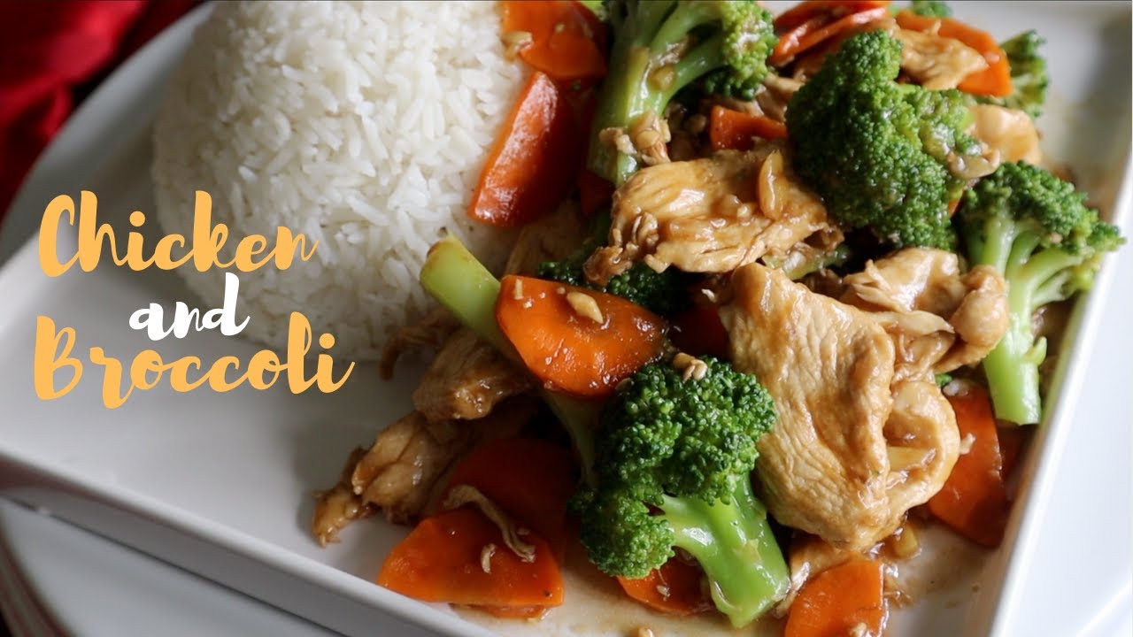 Chicken and Broccoli ∆ Pollo Con Brocoli - YouTube