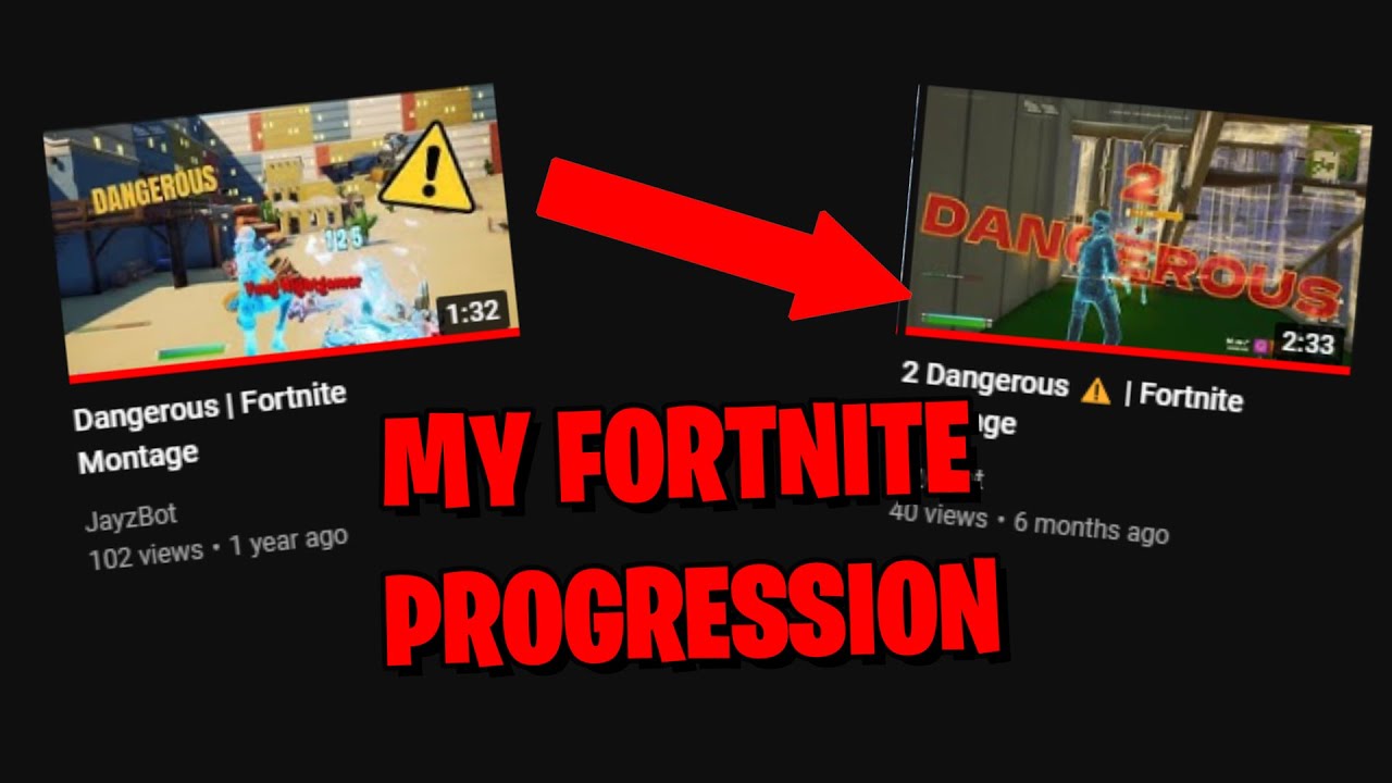 My Fortnite Progression.... | 500 Subscriber Special - YouTube