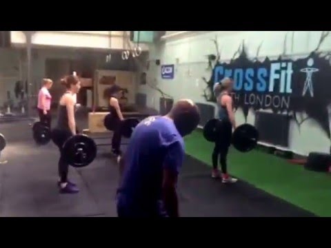 Fight Gone Bad style CrossFit WOD (2mins per station) - YouTube