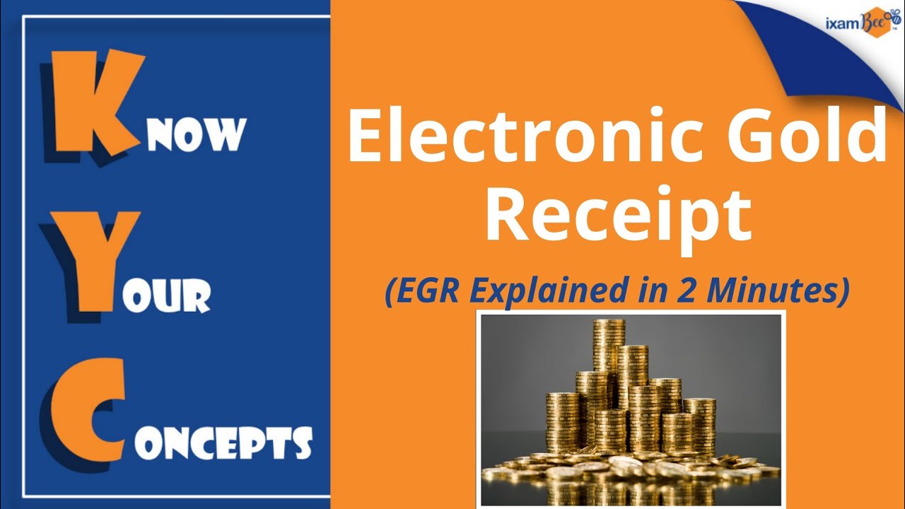 Electronic Gold Receipt | Explained in 2 Minutes | KYC | By Amit Parhi ...