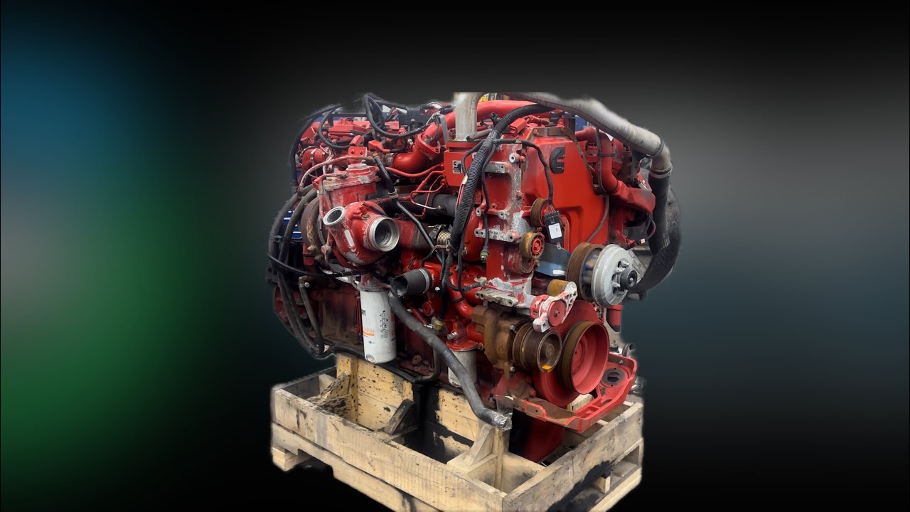 (P-56028) 2014 CUMMINS ISX15 ENGINE ASSEMBLY - YouTube