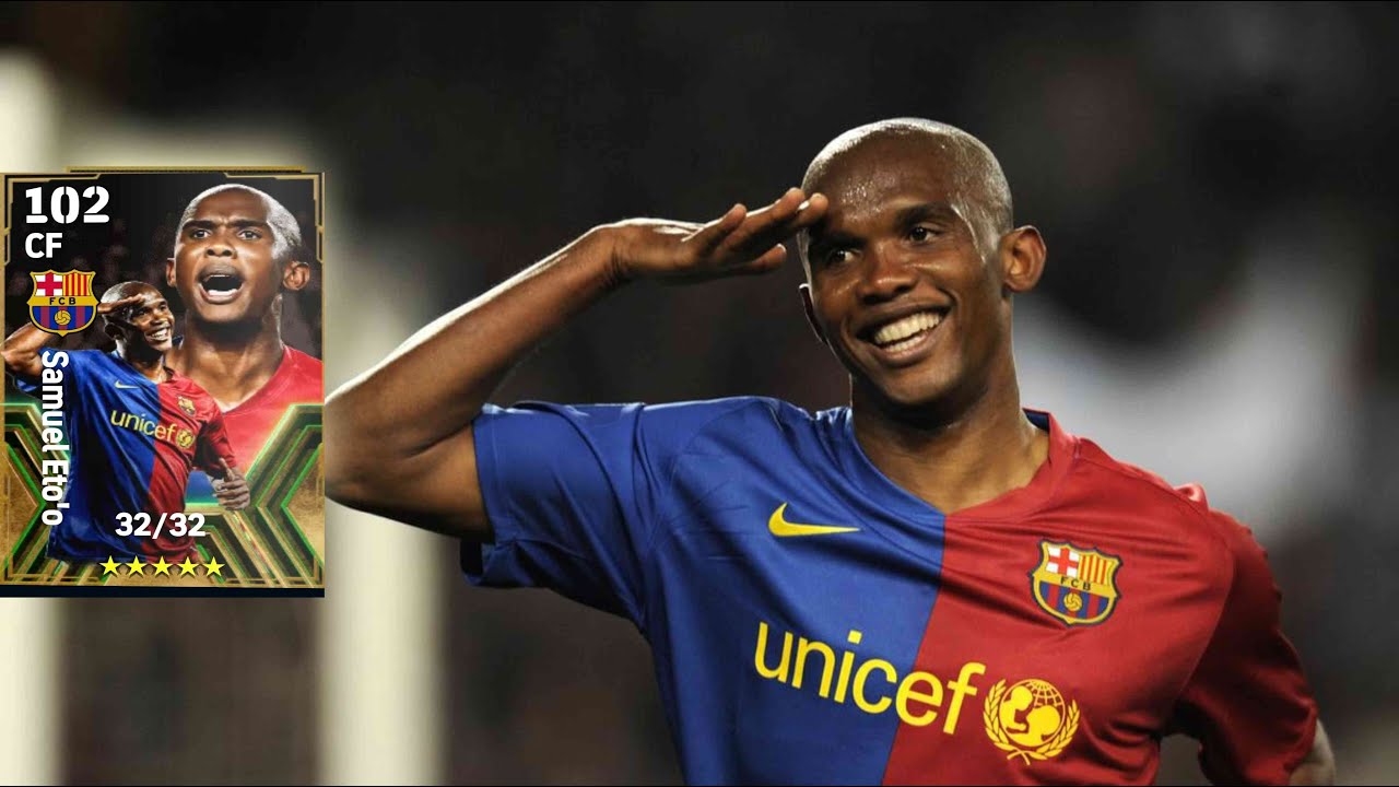 SAMUEL ETO'O BEST ONE OF THE BEST CARD /EFootball™ - YouTube