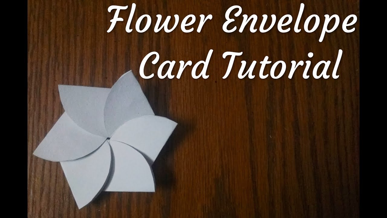 flower envelope card easy | flower envelope card tutorial step by step ...