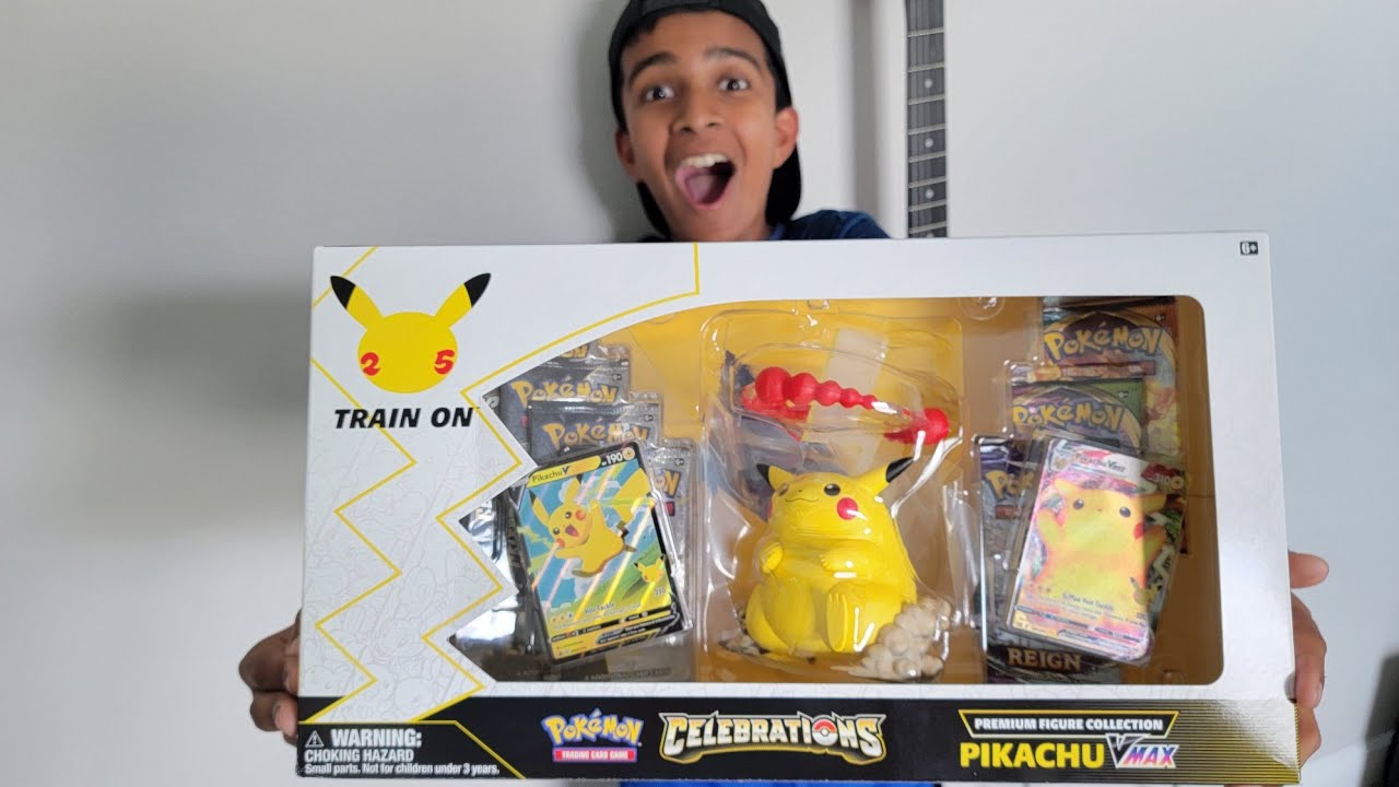 Unboxing the Pikachu PREMIUM Figure Celebrations Pack! - YouTube