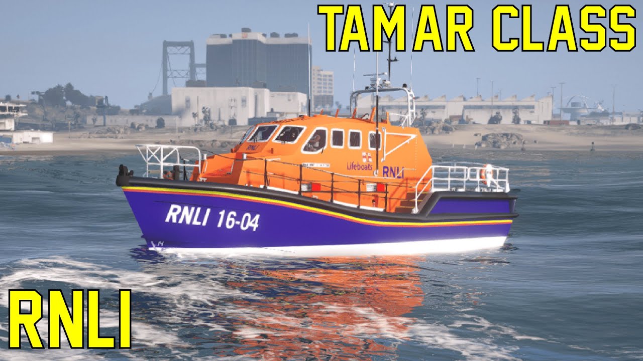 RNLI Tamar class - demonstration video [GTAV/FIVEM] - YouTube