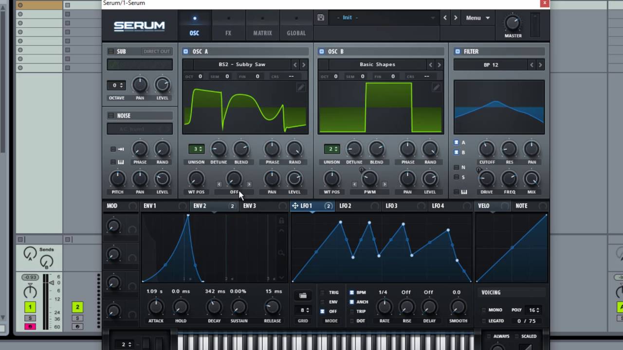 New Wave Synth Pad - Serum Tutorial - YouTube