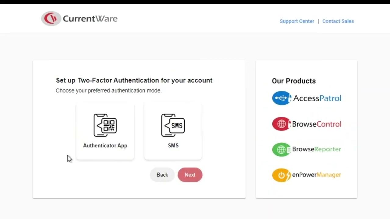 How to Enable Two-Factor Authentication (2FA) in the CurrentWare Suite | CurrentWare v7.0.1 ...