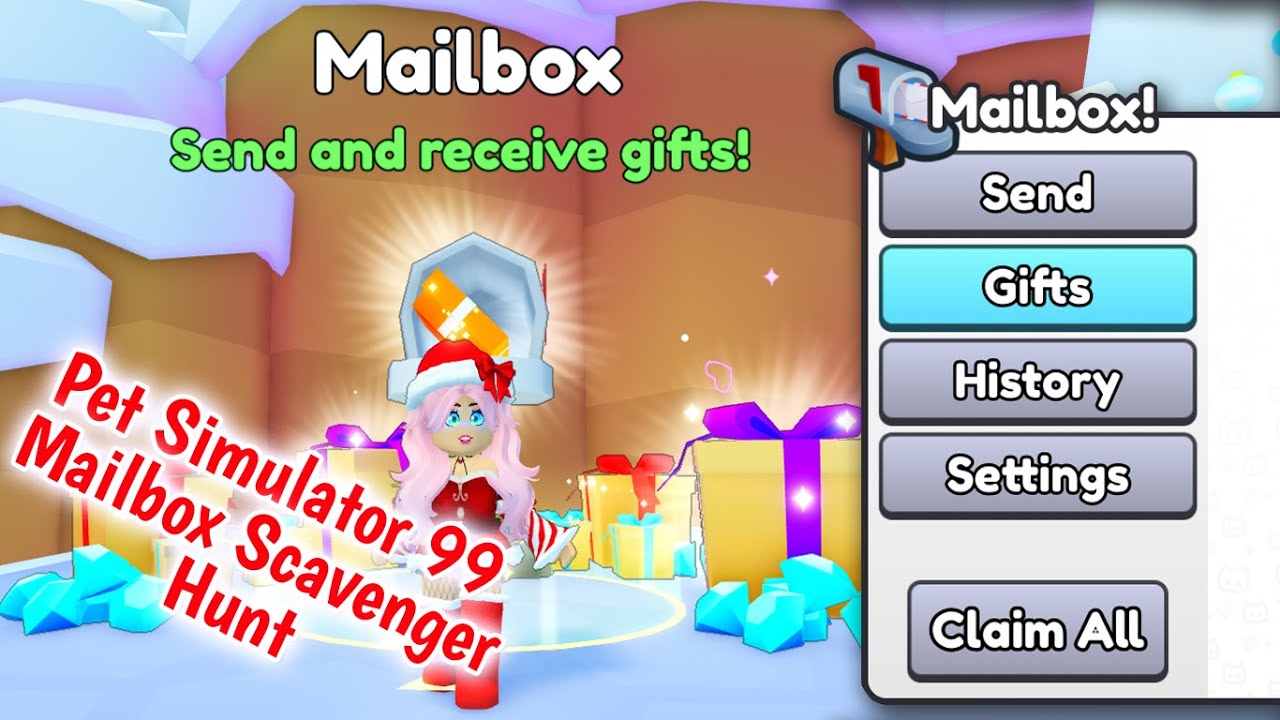 Pet Simulator 99 Mailbox Scavenger Hunt with @electricplaysYT #roblox #robloxgames #petsimx ...