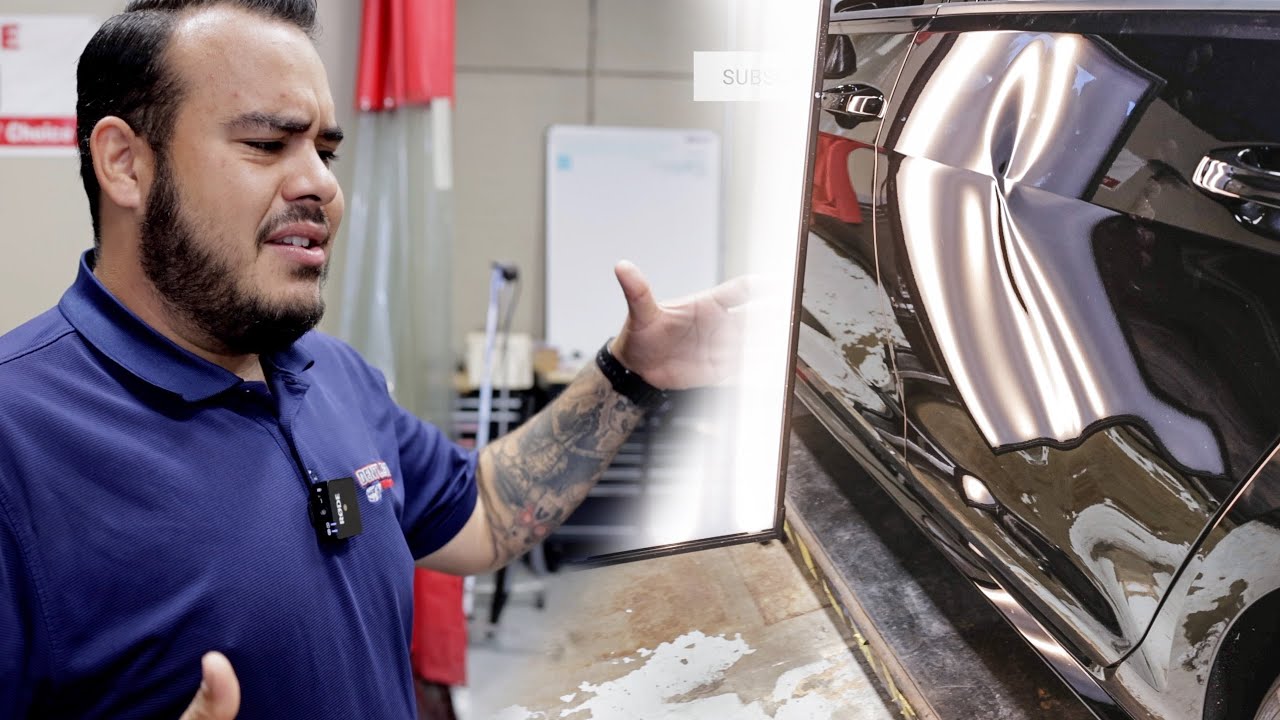 Watch us repair this NASTY DENT on 2019 VW Golf R WITHOUT🚫Painting ...