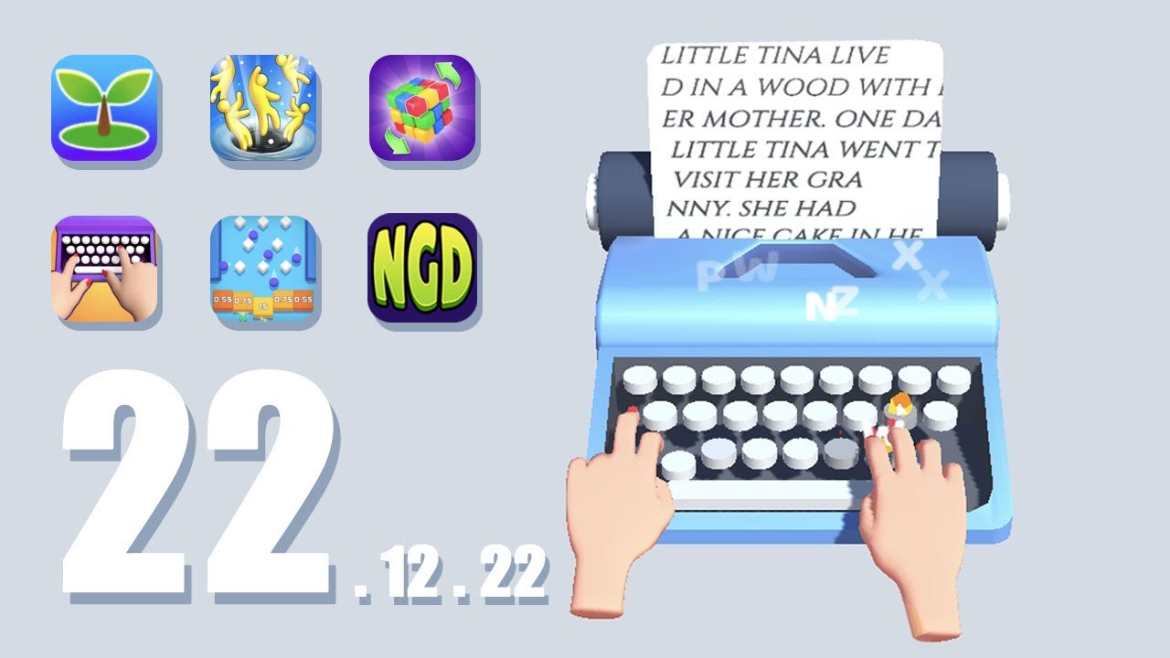 Little Tree ASMR, Crowd eater, Color Swap! 3D, Type a Book, Idle ...