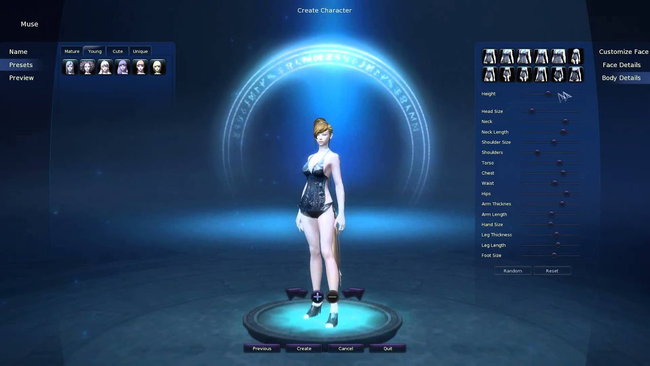 Aion Character Creation and Customization - YouTube