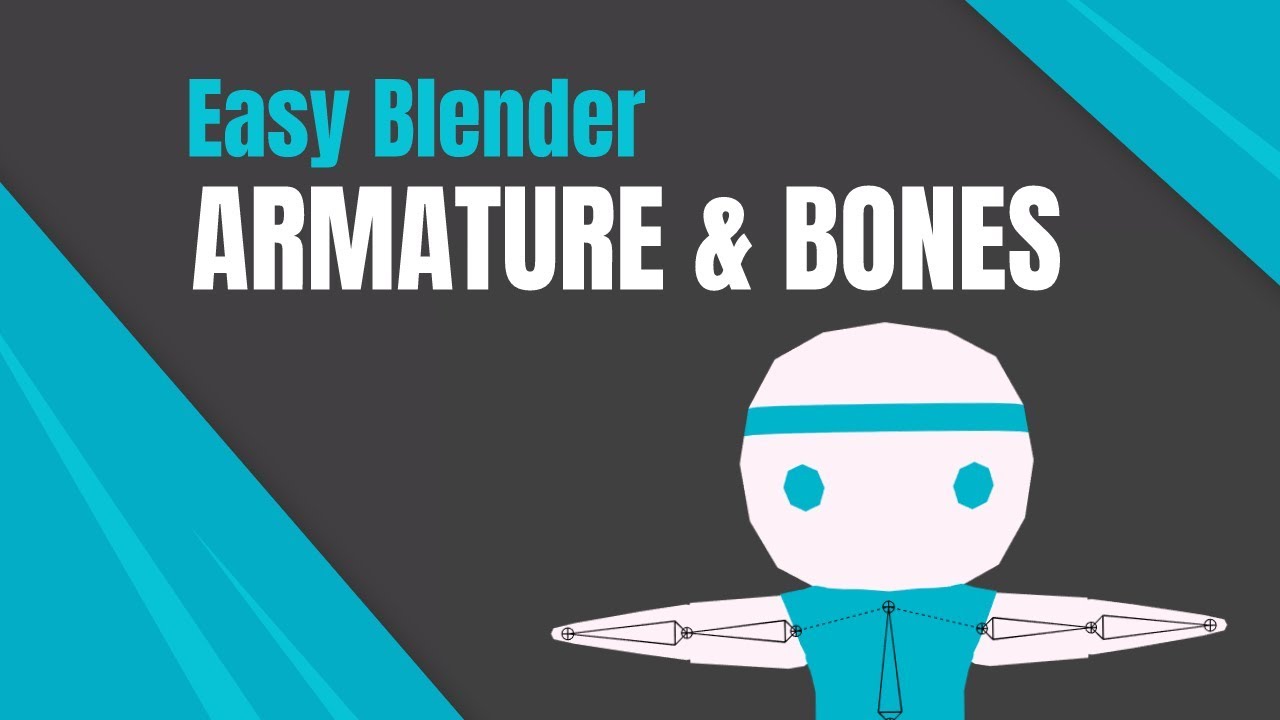 Easy Rigging in Blender 3D : Armatures & Bones - YouTube