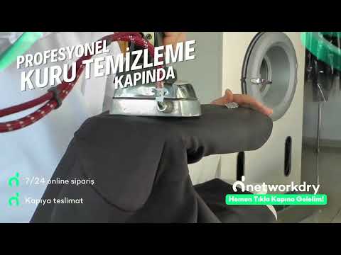 Profesyonel kuru temizleme kapında!