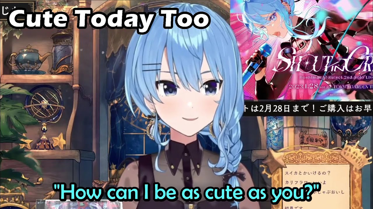 Suisei's Answer To A Female Hoshiyomi on How Can She Be As Cute as Her ...