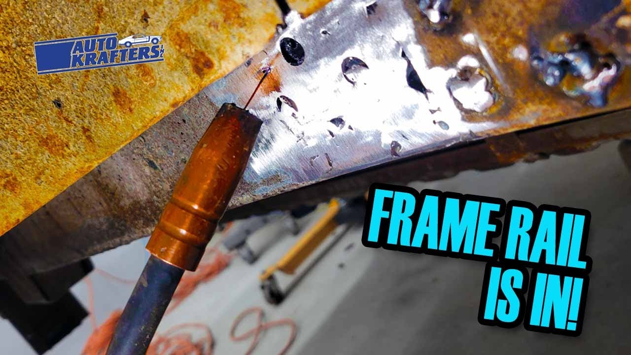 Rear Frame Rail Section Installation - YouTube
