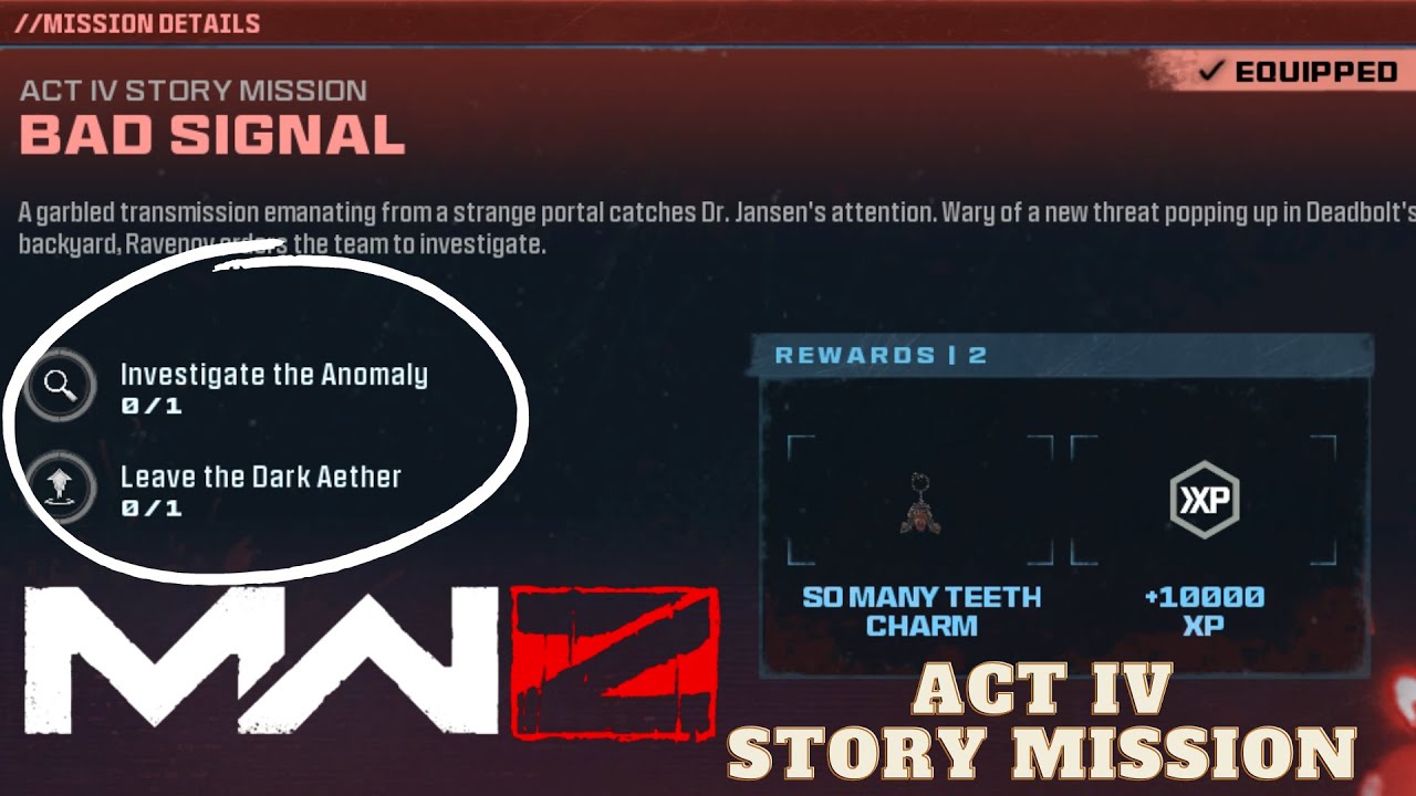 Bad Signal (SOLO Attempt) Act 4 Story Mission MWIII Modern Warfare ...