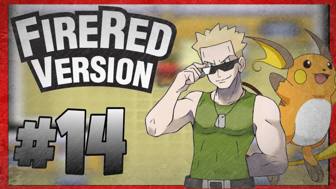 Pokemon Fire Red: Part 14 - Vermilion City, Gym Leader LT. Surge - YouTube