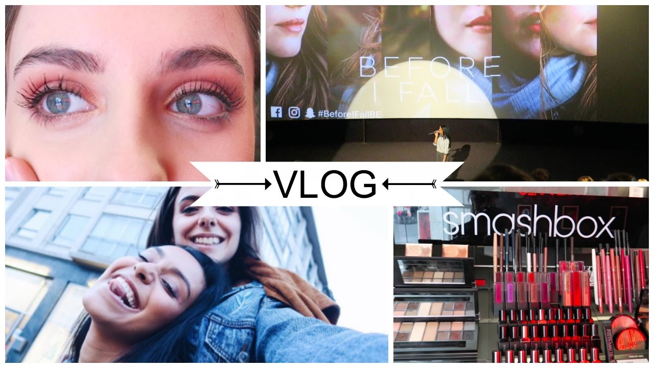 Glam bij Smashbox en Premiere Before I Fall 💋 🍿😢| Manou Cohen - YouTube
