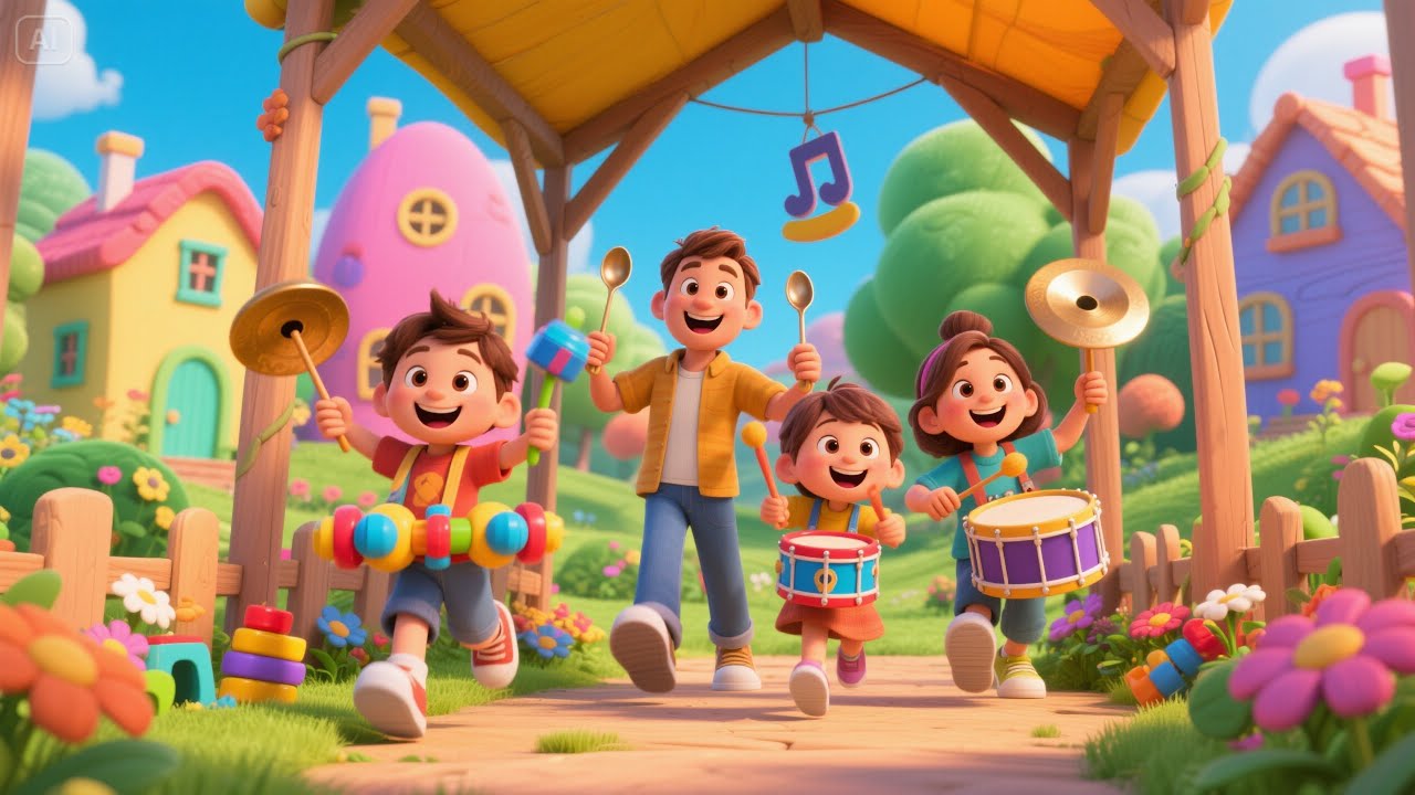 Family Fun Time – Together We Play! | Joyful Kids Song About Family ...