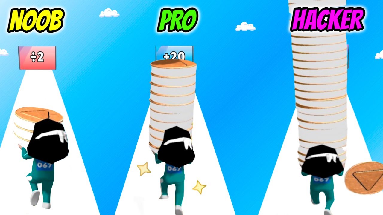 Stack Candy Challenge - NOOB vs PRO vs HACKER - YouTube